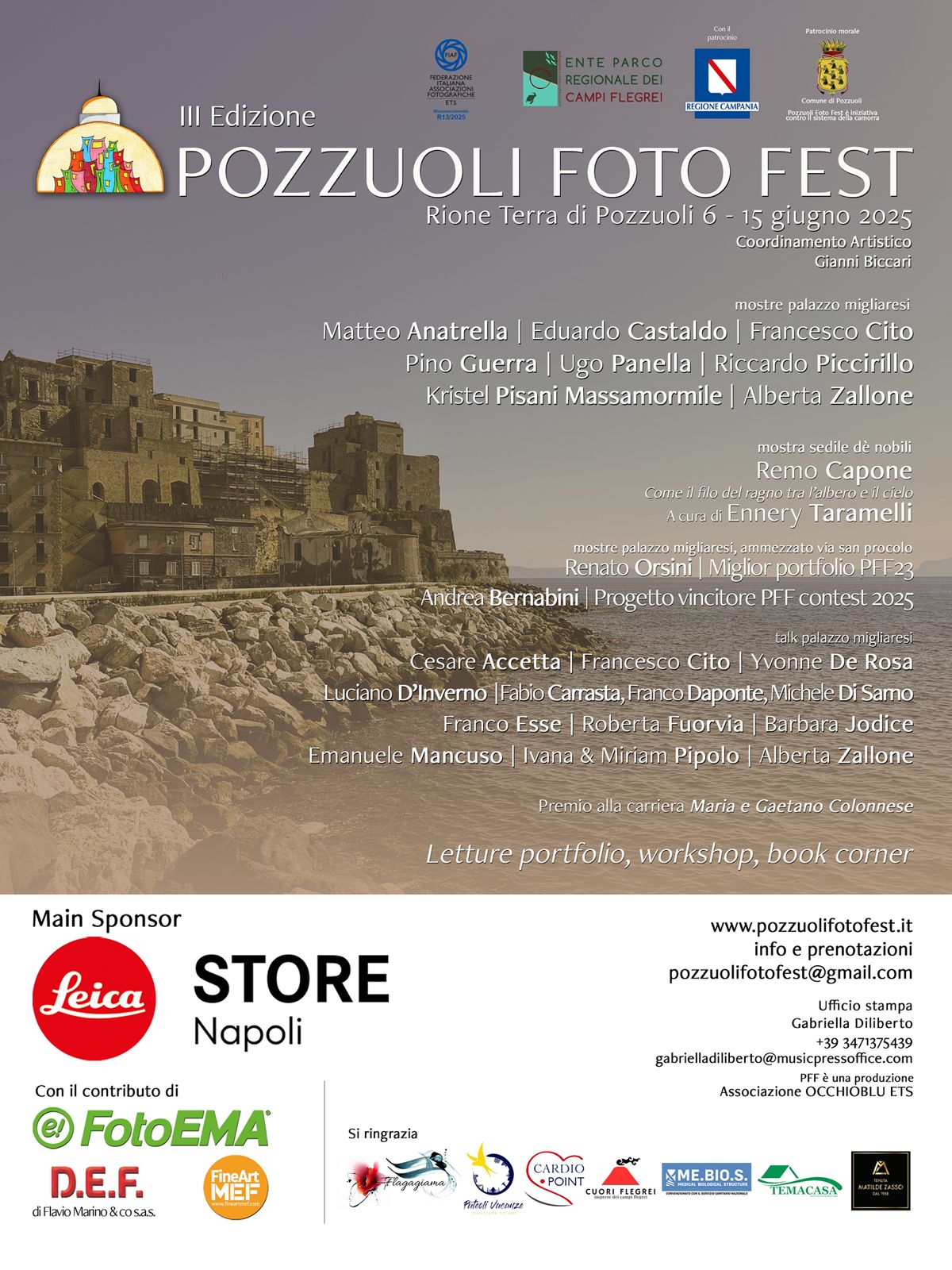 DAL 6 AL 15 GIUGNO 2025 TORNA POZZUOLI FOTO FEST AL RIONE TERRA | Around Eventi